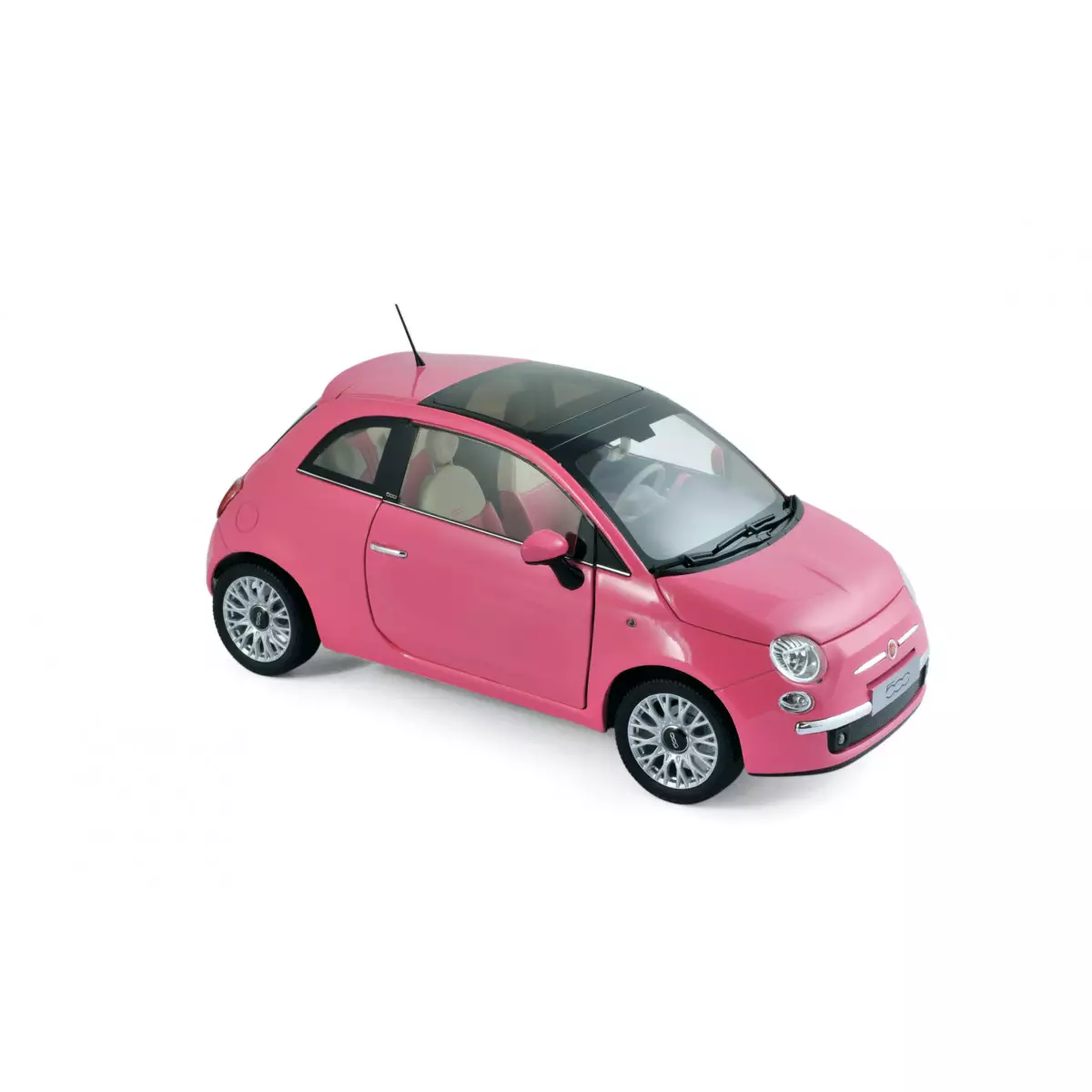 Norev 187752 2010 Fiat 500 C 1:18 Pink » BT Diecast