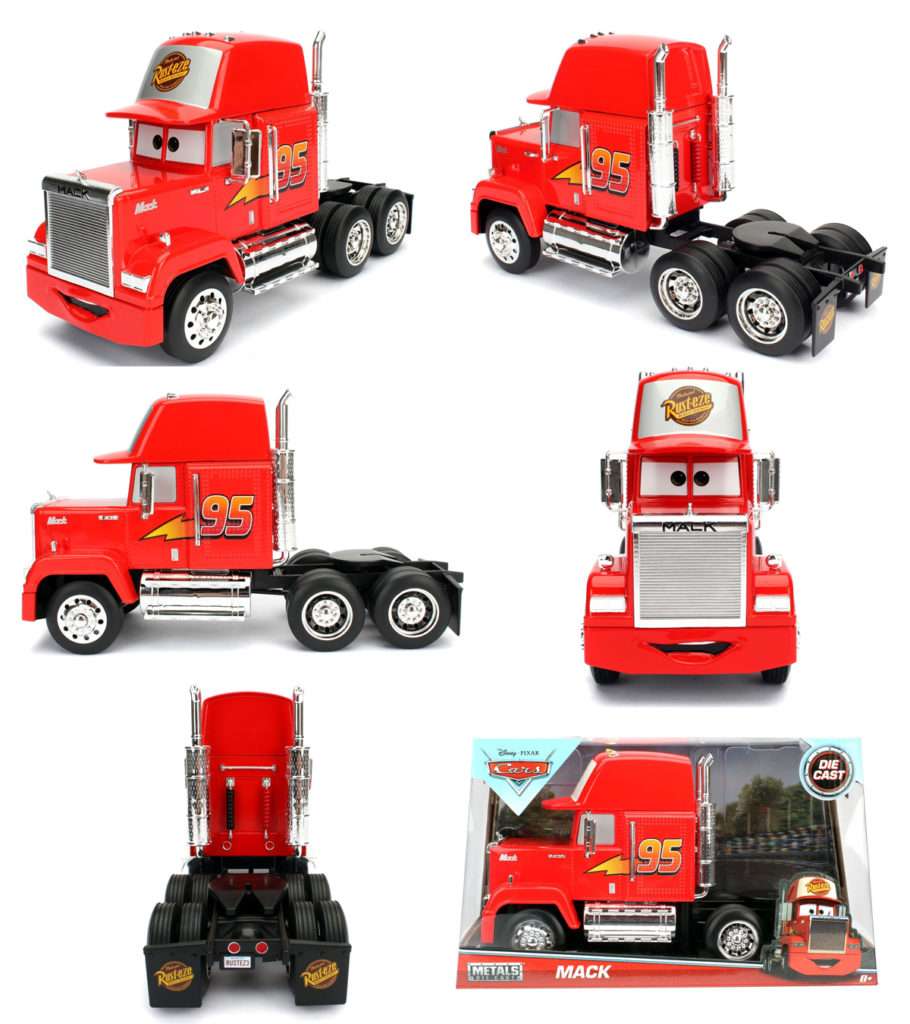 Jada 98103 Disney Pixar Cars Movie 1:24 Mack Trailer Red » BT Diecast