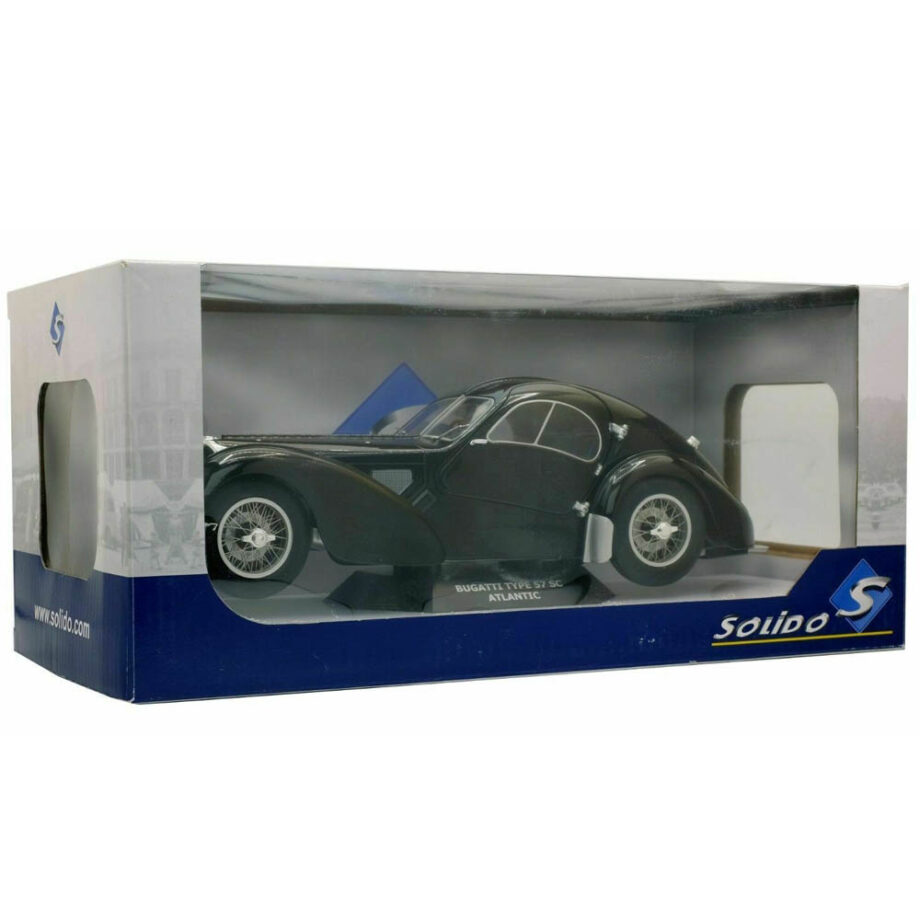 Solido S1802101 Bugatti Type 57SC Atlantic 1:18 Black » BT Diecast