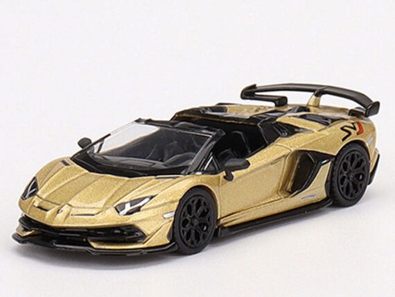 Mini GT MGT00363 Lamborghini Aventador SVJ Roadster 1:64 Gold » BT Diecast