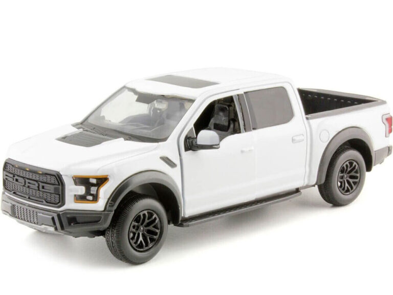 Motormax 79344 2017 Ford F-150 Raptor Pick Up Truck 1:24 White » BT Diecast