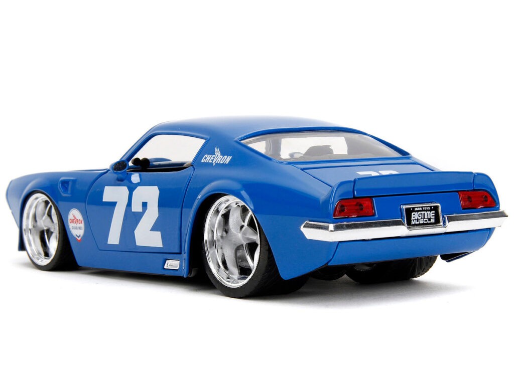 Jada 35026 Bigtime Muscle 1972 Pontiac Firebird Chevron 1:24 Blue » BT ...