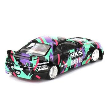 Mini GT x Kaido House KHMG129 Nissan Skyline GT-R R33 HKS V1 1:64 Black ...