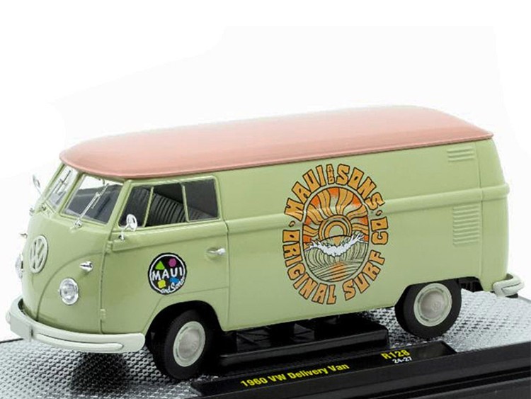 M2 Machines 40300 128 B 1960 Volkswagen Delivery Van Maui & Son 1:24 ...